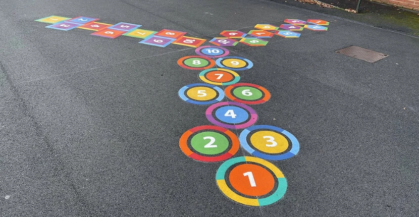 Key Stage 2 Playground Markings for Schools and Games